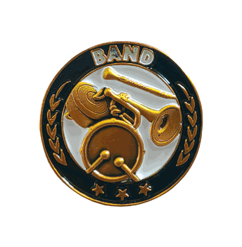 Band Gold Enamel Lapel Pins | TrophyCentral