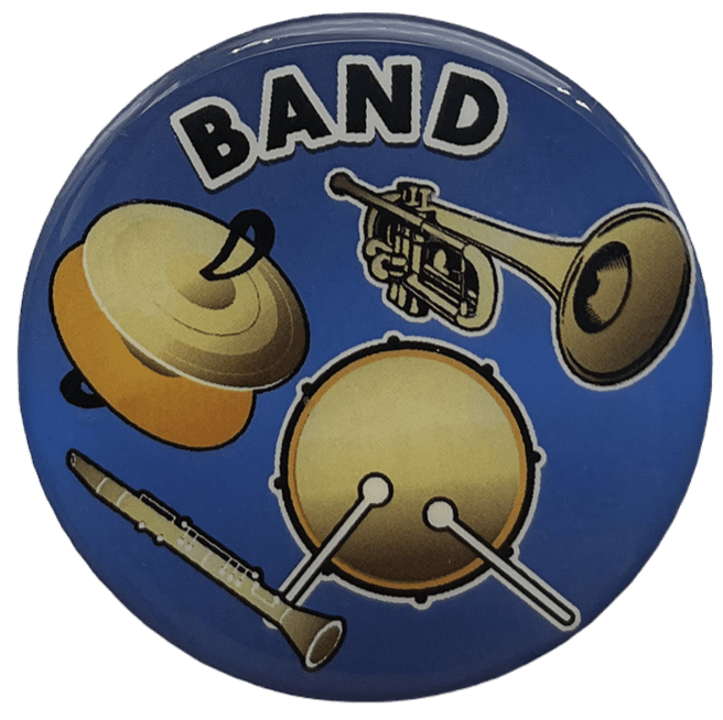 Colorful Band Epoxy-Covered Insert Decals | TrophyCentral