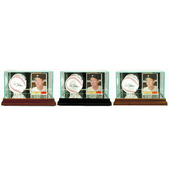 Glass Baseball Card and Ball Glass Display Cases | TrophyCentral