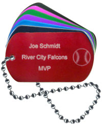 Baseball Dog Tags