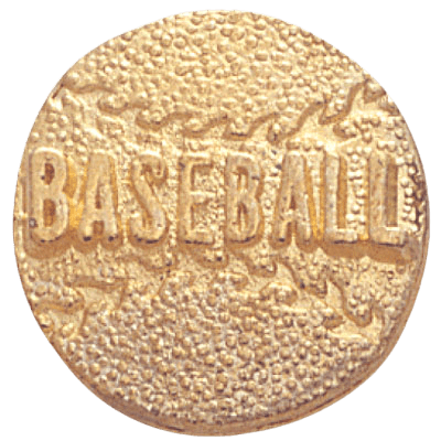 Gold Baseball Lapel Pins | TrophyCentral