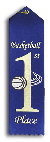 Basketball Ribbons, Basketball Award Ribbons | Trophy Central