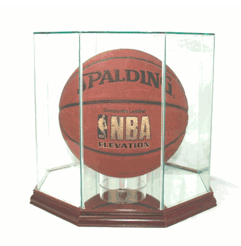 Basketball Display Case (Glass) | TrophyCentral
