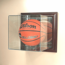 Basketball Display Case (Glass, Wall-Mounted) | TrophyCentral