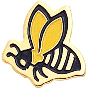 Bee Lapel Pin - Color Finish
