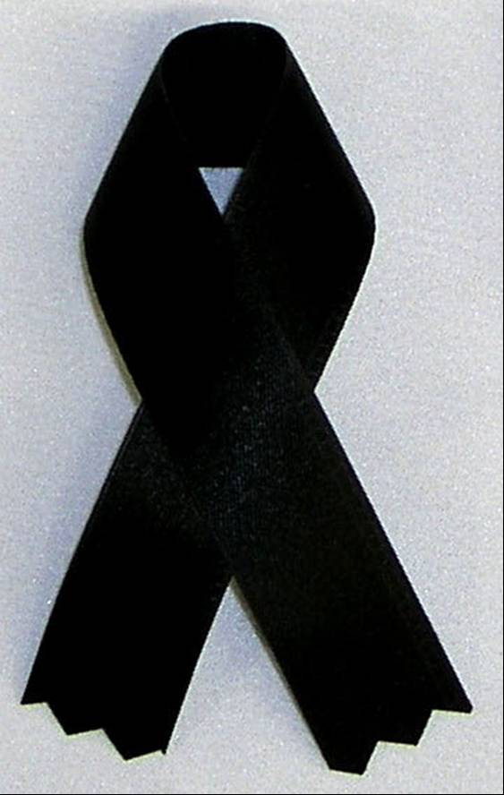 Mourning Ribbons | Black Mourning Ribbon | Mourning Awareness Ribbons