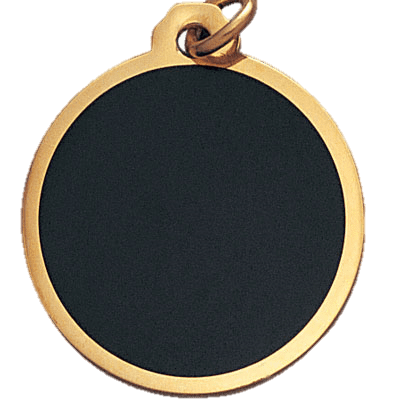 Blank Gold Medallion