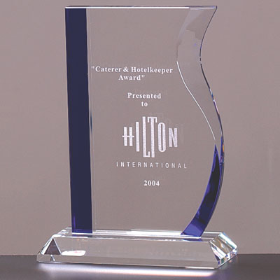 Blue Wave Crystal Awards | TrophyCentral
