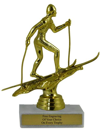 Budget Cross Country Skiing Award Trophy, Cheap Trophy for Cross Country Skiing | Trophy Central