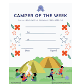Free Camp Certificate Templates|TrophyCentral