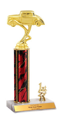 Street Rod Figure Trophy With Year Indicator Trim