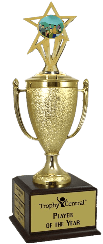 Champion's Cup Trophy with Family Reunion Insert | TrophyCentral