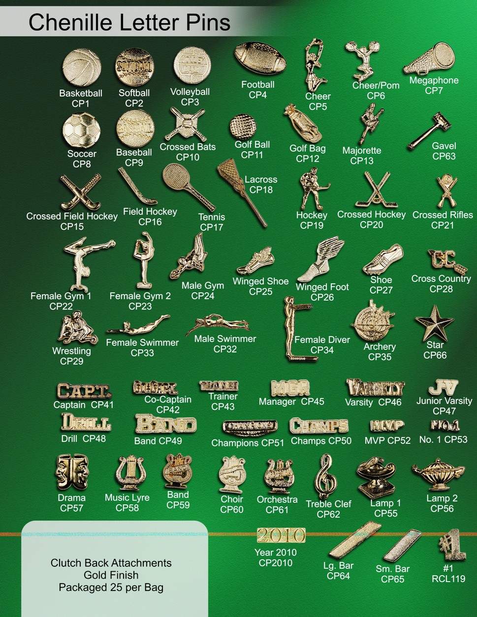 Letter Pins, Gold Letter Pin, Jacket Letter Pins