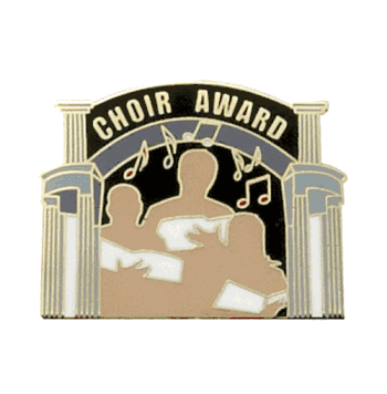 Choir Award Enameled Pins From TrophyCentral, Choir Award Enameled Pin