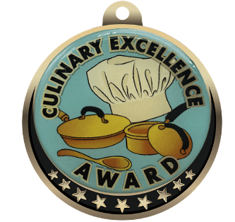 Colorful Culinary Insert Medals | TrophyCentral