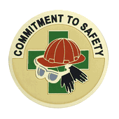 Commitment To Safety Medal Inserts (2" Etched) | TrophyCentral