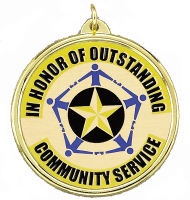 Community Service Medal: TM Series Community Service Medals