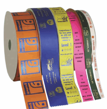 Custom Continuous Ribbon, Ribbon Roll, Personalized Ribbon Roll