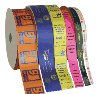 Continuous personalized ribbon store