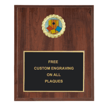 Beautiful Cornhole Insert Plaque from TrophyCentral