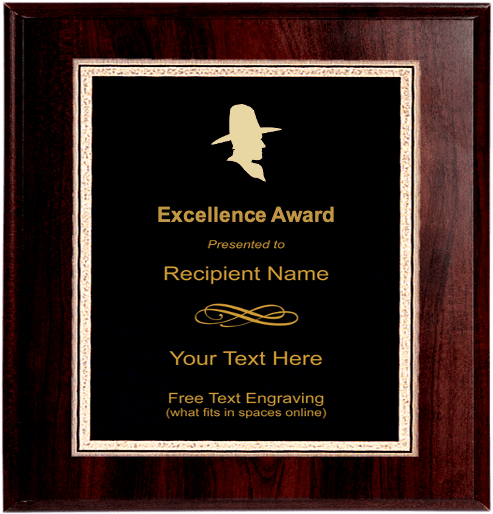 Cowboy Plaques, Cowboy Award Plaque | TrophyCentral