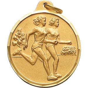 Cross Country E-Series Medals, Female (1 1/4")