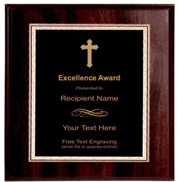 Cross Plaques, Cross Award Plaque | TrophyCentral
