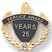 Crystal Rhinestone Service Anniversary Pins | TrophyCentral