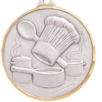 2 Inch Diamond Cut Edge Culinary Arts / Cooking Medals