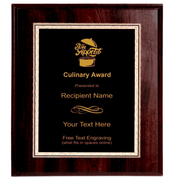 Culinary Plaques, Culinary Award Plaque | TrophyCentral