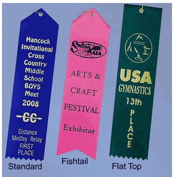 Custom Designed Ribbons With Event Card | TrophyCentral