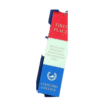 Red, White and Blue Custom Overlay Ribbon