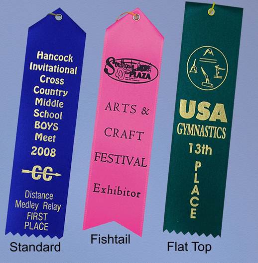 Custom Designed Ribbons With Event Card | TrophyCentral