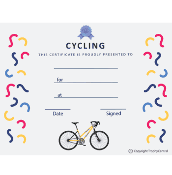 Cycling Template (Free) | Trophy Central