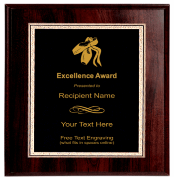 Dance Plaques, Dance Award Plaque | TrophyCentral