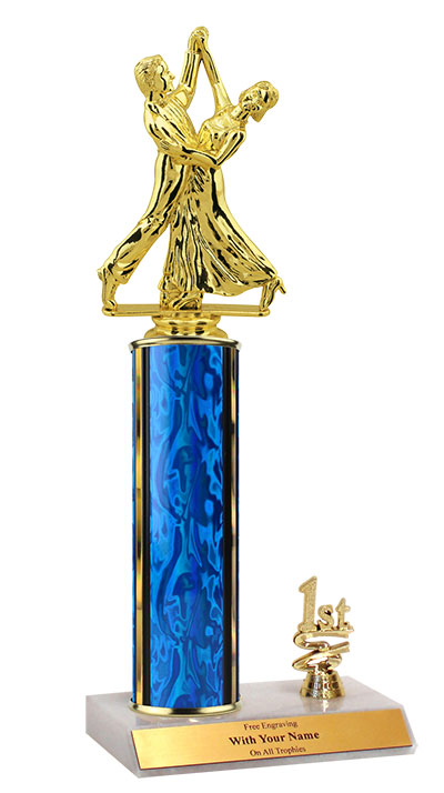Couples Dance 1st, 2nd and 3rd Place Trim Trophies | TrophyCentral