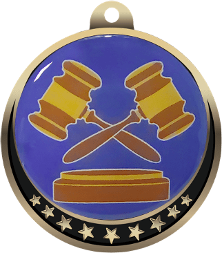 Colorful Debate Insert Medals | TrophyCentral