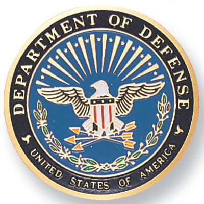 Department Of Defense Medal Inserts (2" Etched) | TrophyCentral