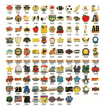 School Pins and Awards - School Award Pins