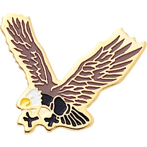 Eagle Lapel Pin - Color Finish