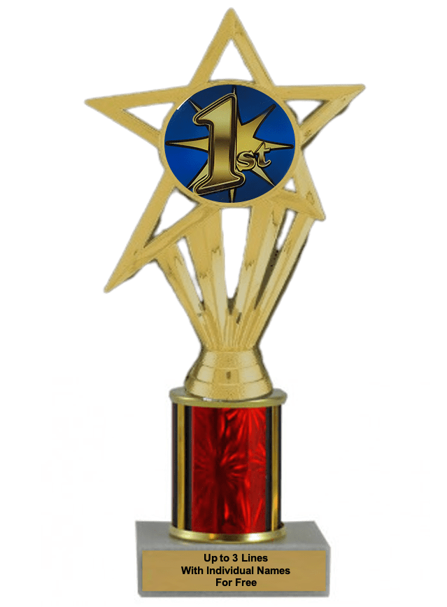 Economy Column Insert Trophy - 1st Place | TrophyCentral