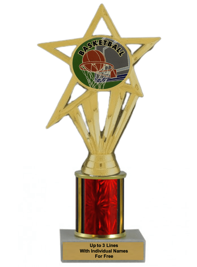 Economy Column Insert Trophy - Basketball | TrophyCentral