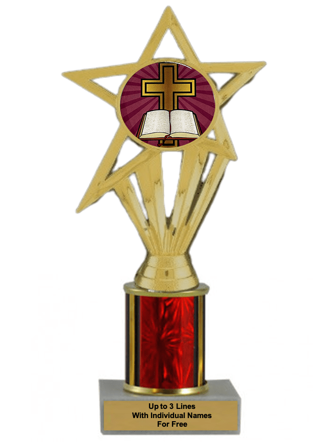 Economy Column Insert Trophy - Cross | TrophyCentral