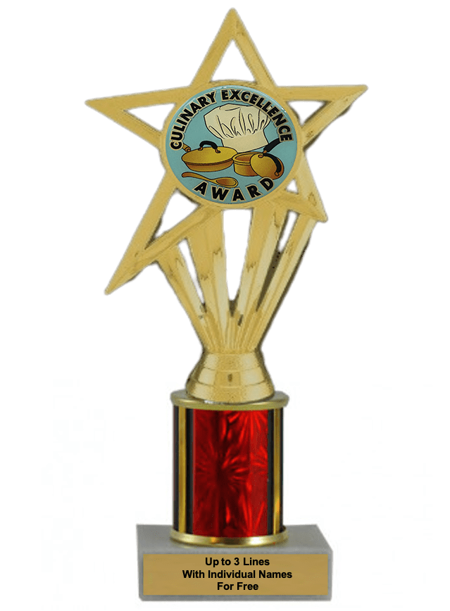 Economy Column Insert Trophy - Culinary | Cooking Trophies
