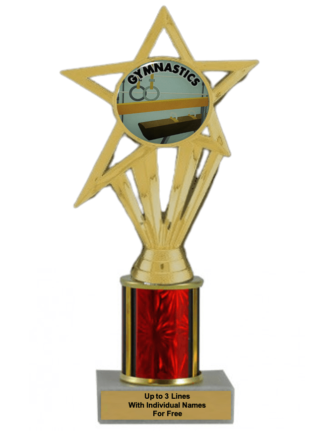 Economy Column Insert Trophy - Gymnastics | TrophyCentral