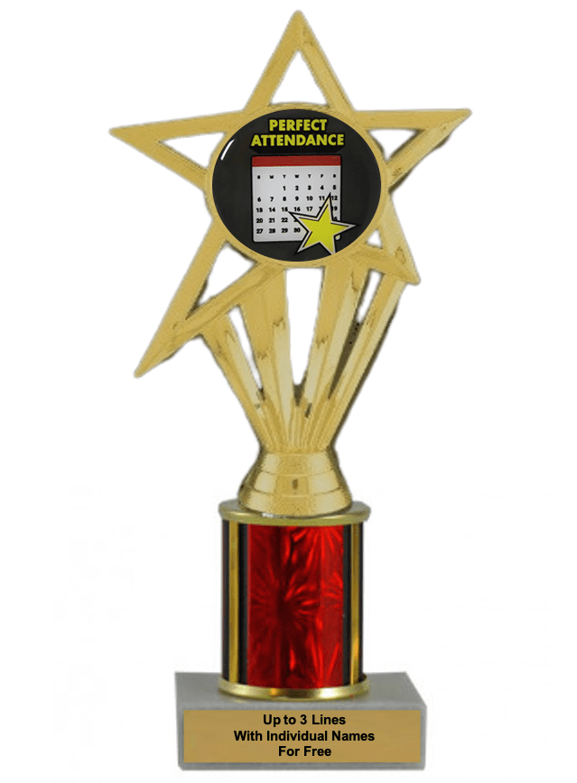 Economy Column Trophy - Perfect Attendance | TrophyCentral