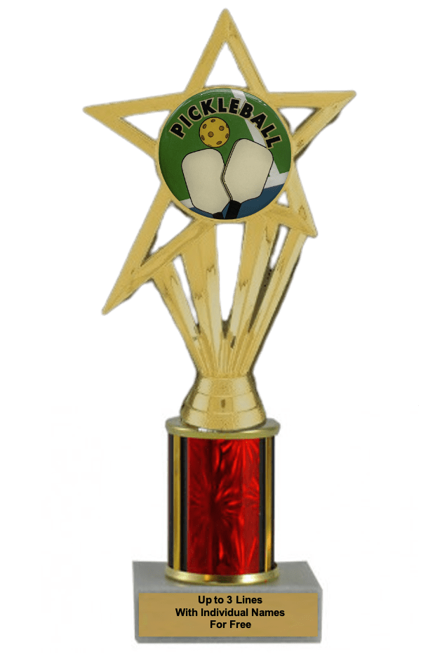 Economy Column Insert Trophy - Pickleball | TrophyCentral