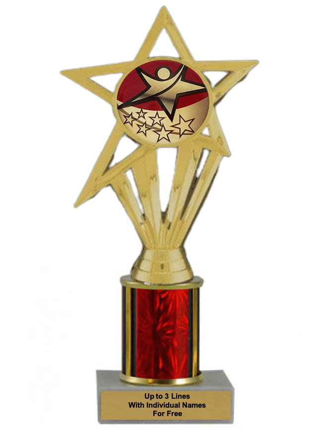 Economy Column Insert Trophy - Rising Star | TrophyCentral