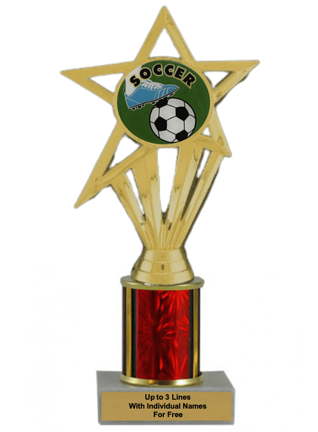Economy Column Insert Trophy - Soccer | TrophyCentral