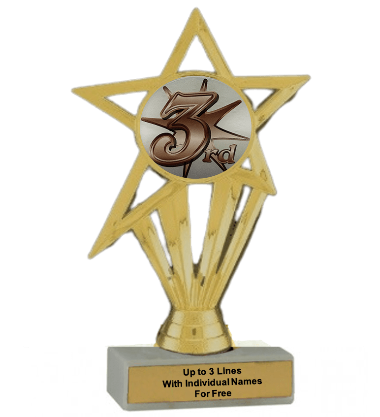 Budget Insert Trophy - 3rd Place | TrophyCentral